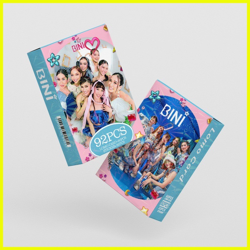 ♠ 92 Pcs/Box BINI LOMO Card The Philippines Female Idol Group BINI ...