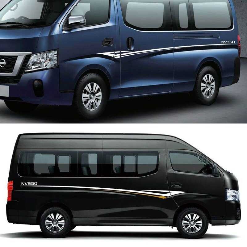 LY Car Door Stickers Para Sa Nissan Nv350 Caravan Urvan Escapade ...