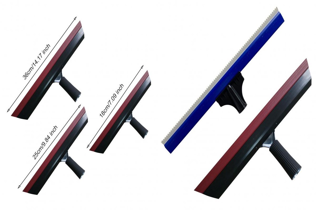 Floor Paint Squeegee Professional Epoxy Notched Squeegee with Soft ...