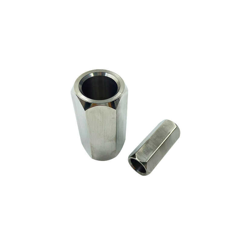 CNC Stainless Steel Hexagonal Nut Joint, Outer Hexagonal Extended Screw ...