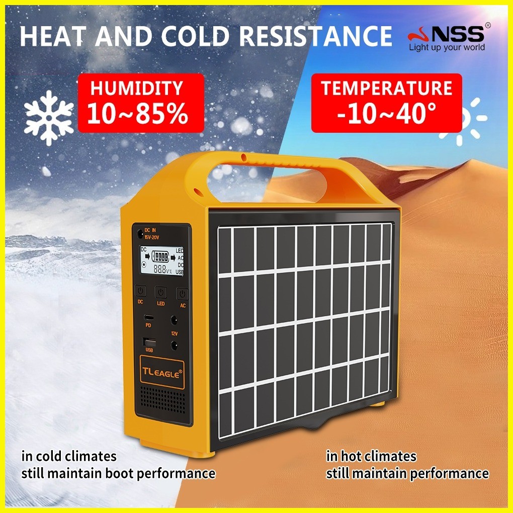 ☃ NSS Solar power station 220v 150w power station multi-function ...
