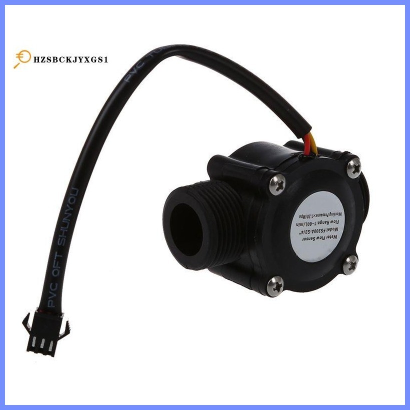 1-60L/Min DC 5-24V Hall Effect Water Flow Sensor Counter Meter FS300A ...