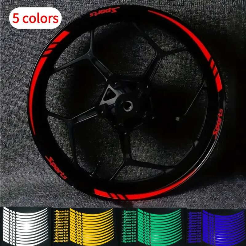 Mga Accessories Ng Motorcycle Decals 12Pc/Set Wheel Rim Stripe Tape ...