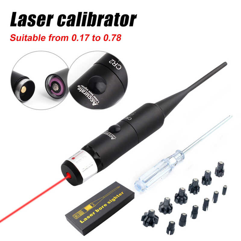 Red 2 Dot Bore Sighter Calibration Laser Scope Kit Para Sa 0.17 - 0.78 ...
