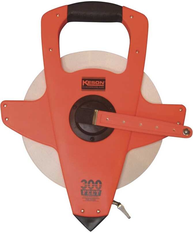 nylon Keson NRS18300 reinforced steel blade tape measure, speed rewind ...