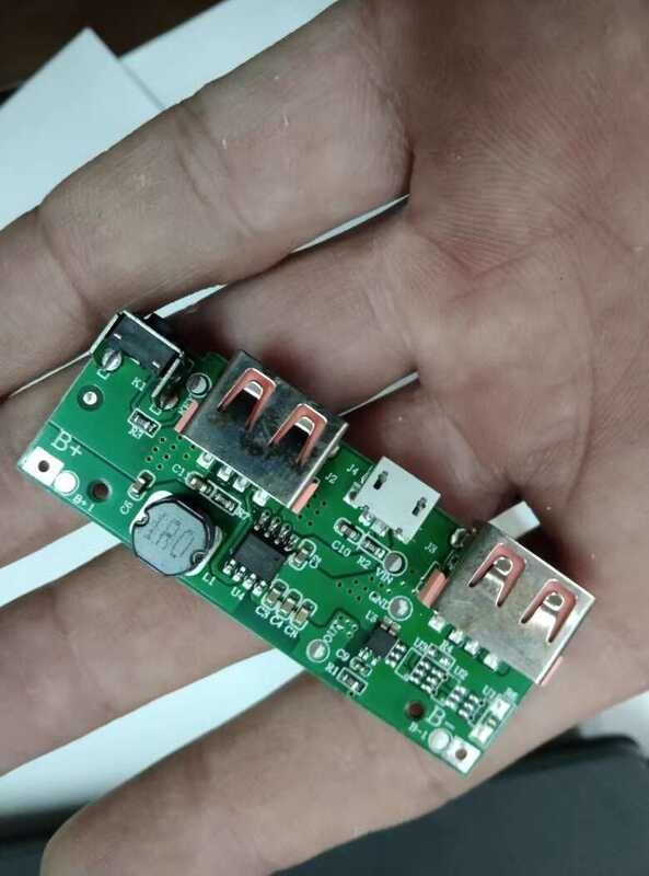 Double USB motherboard, power bank, circuit board, DIY purpose | Shopee ...