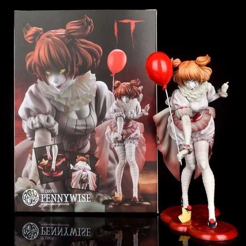 19Cm Stephen King's It Figure Lady Pennywise Figma Halloween Horror ...