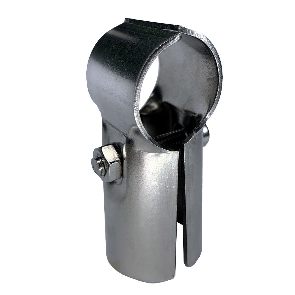 ♞2pcs T Pipe Clamp Connector 3-Way Structural Pipe Connector Stainless ...