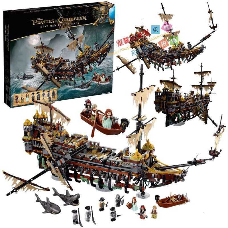 Tt Magkasya LEGO 2025 Bagong Caribbean Silent Mary Pirate Ship Building ...
