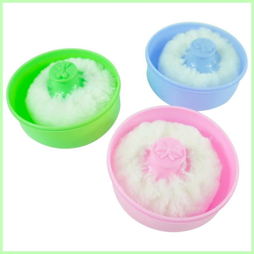 ⊩ ⊽ ⋴ DVDEALS #002 Baby Powder Puff Round Baby Body Cosmetic Powder ...