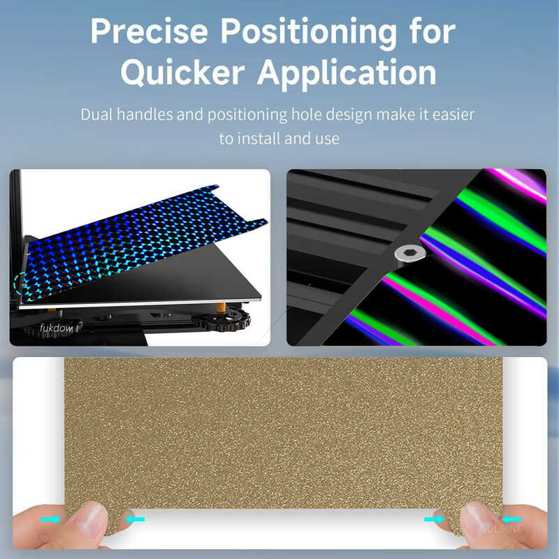 plate Build For Creality K1 Max Spring Steel PEI Sheet 310x315 k1 max Magnetic base Heatbed Kit ...