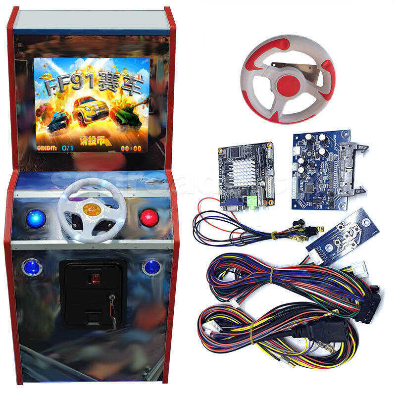 DIY Arcade Piso Cabinet Children Ff91 Game Driving Simulator Hine Kit ...