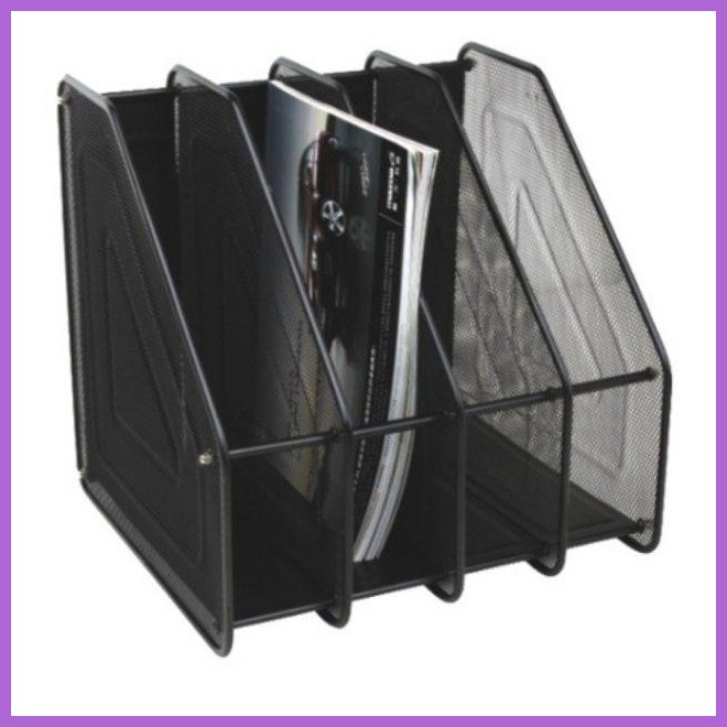 Wire Mesh 4 - Tier File Frame/File Bar/Magazine Rack. | Shopee Philippines