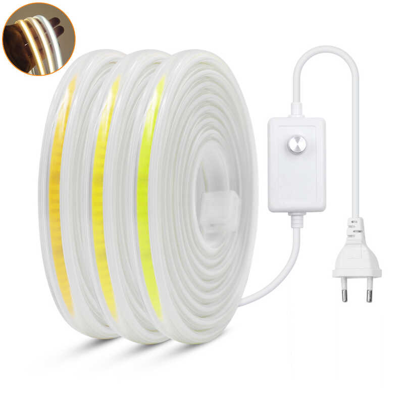 COB Dimmable LED Strip Light 220V 288Led/M Tainga Flexible Outdoor ...