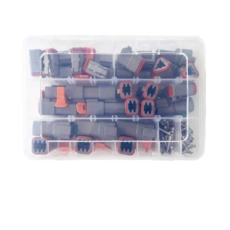 Deutsch Boxed Type Kit Waterproof Wire DT Series Connector Set Box DT06/DT04 2/3/4/6/8/12 Pins ...