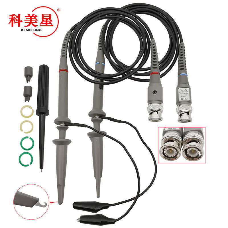 P6100 oscilloscope probe BNC connector oscilloscope probe 100MHz clamp ...