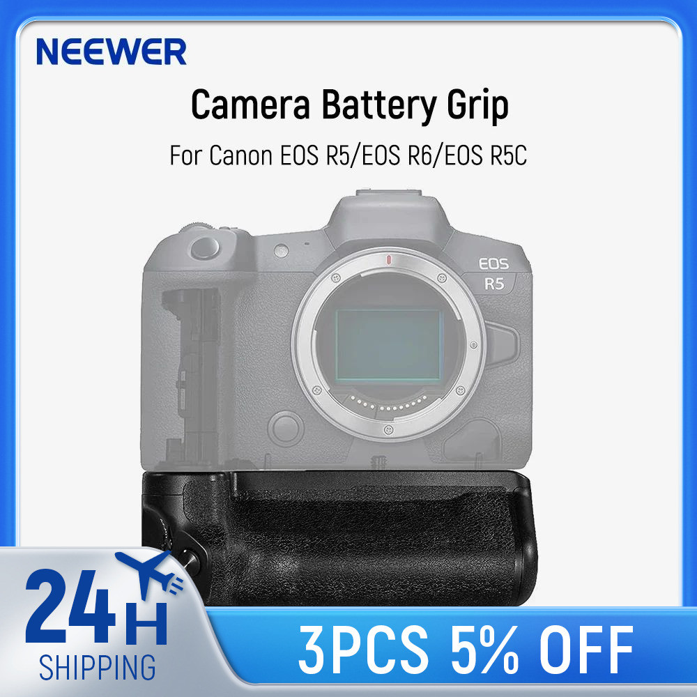 NEEWER Camera Battery Handle Grip Replacement for BG-R10 For Canon EOS ...