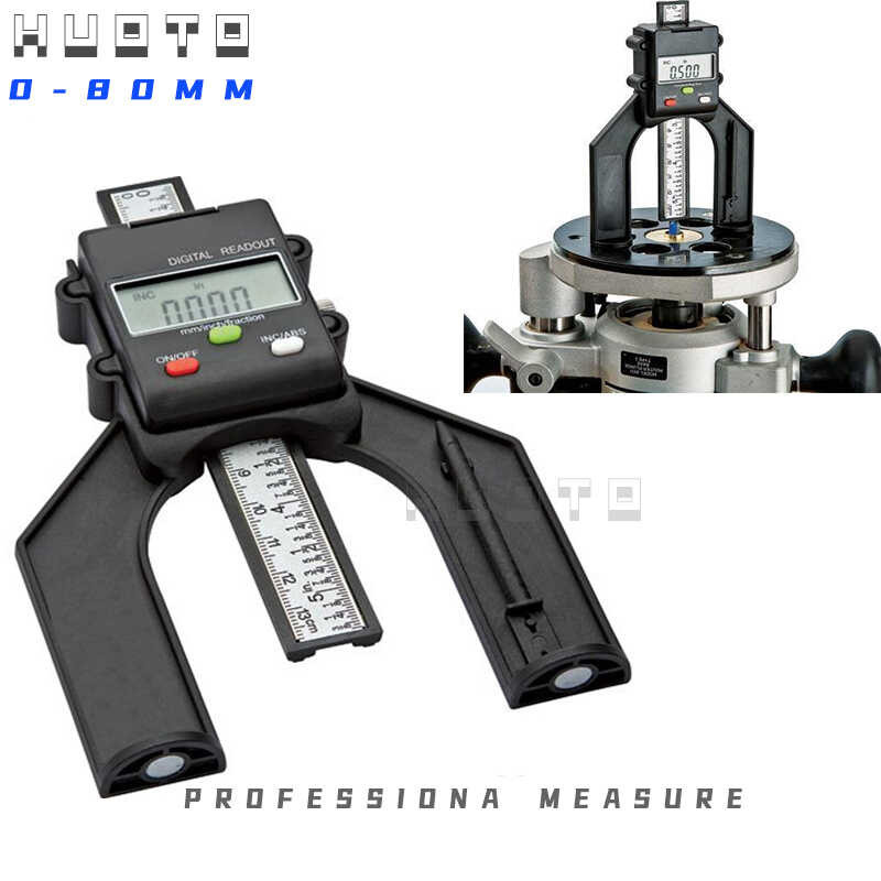 Digital 3 81 Tread Depth Gauge LCD Magnetic Self Standing Aperture 80Mm ...