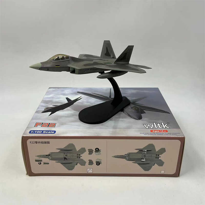 Wltk 1/100 Scale Military Toys For Lockheed F-22 F22 Raptor Fighter USA ...