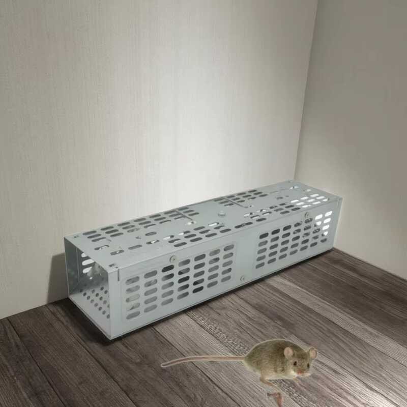 Safe Humane 2-Door Iron Cage Reusable Rodent Trap For Indoor Pest ...