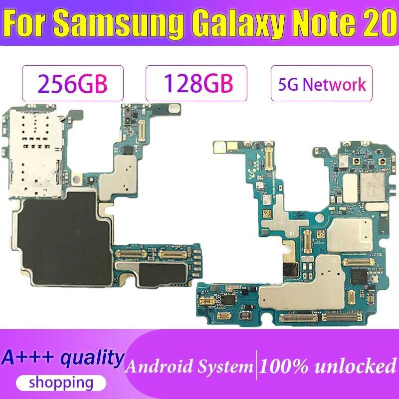Unlocked Motherboard For Samsung Galaxy NOTE 20 Ultra N 985 F N 986 B N ...