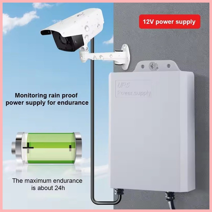V380 PRO 12V 1.5A CCTV Power Supply UPS Battery Backup for WiFi Router ...
