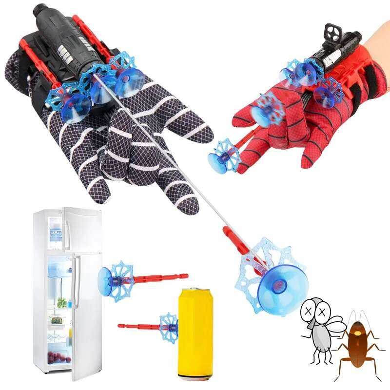 New Pests Eliminator Toys Spider Superhero Launcher Toy Cartoon Dark ...