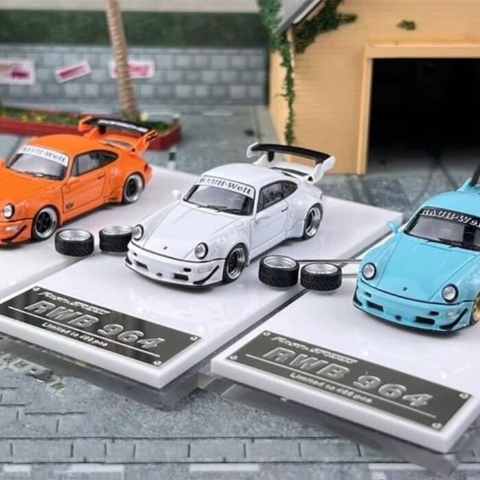 Fast Speed alloy 164 RV sports car model RWB wide body modification 964 ...