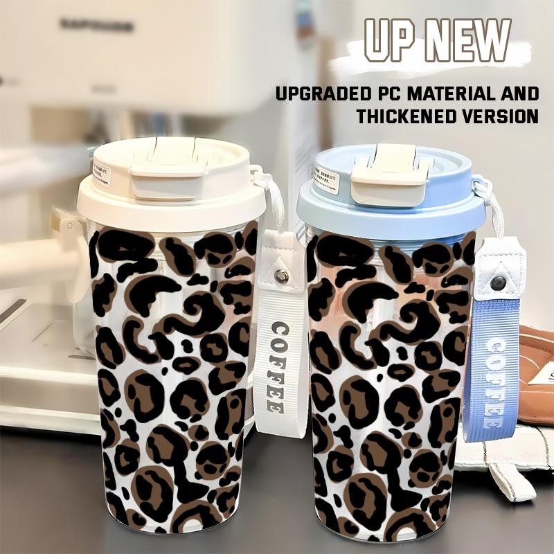 high value portable portable cups 500ml Student cups ins compact leak ...