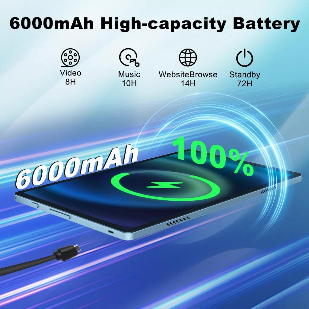 MXS HOT 60i Tablet Android Tablet for kids 12GB+512GB 6000mAh Dual SIM ...