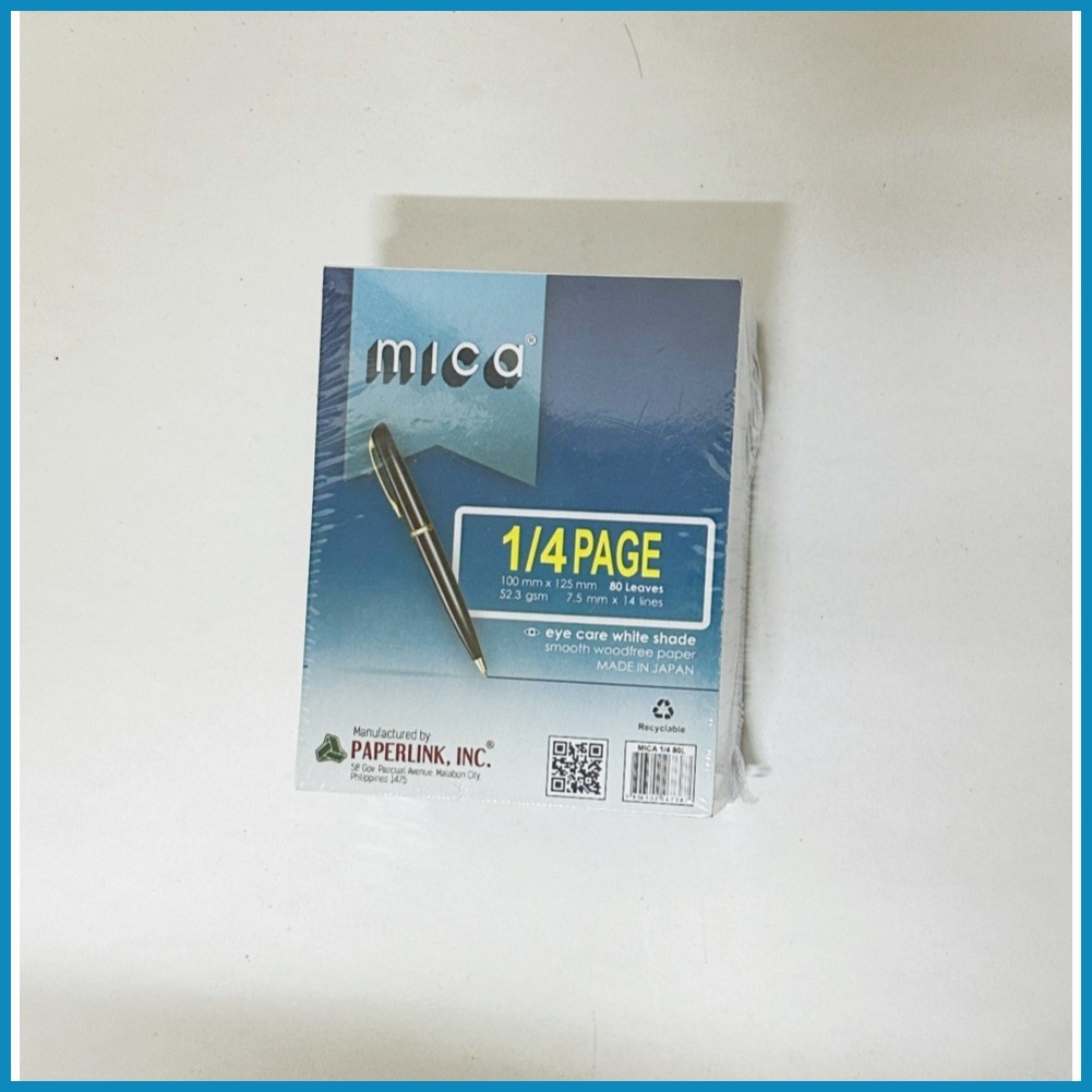10PADS MICA Intermediate Pad Grade1 Grade 3 Writing pad | Shopee ...