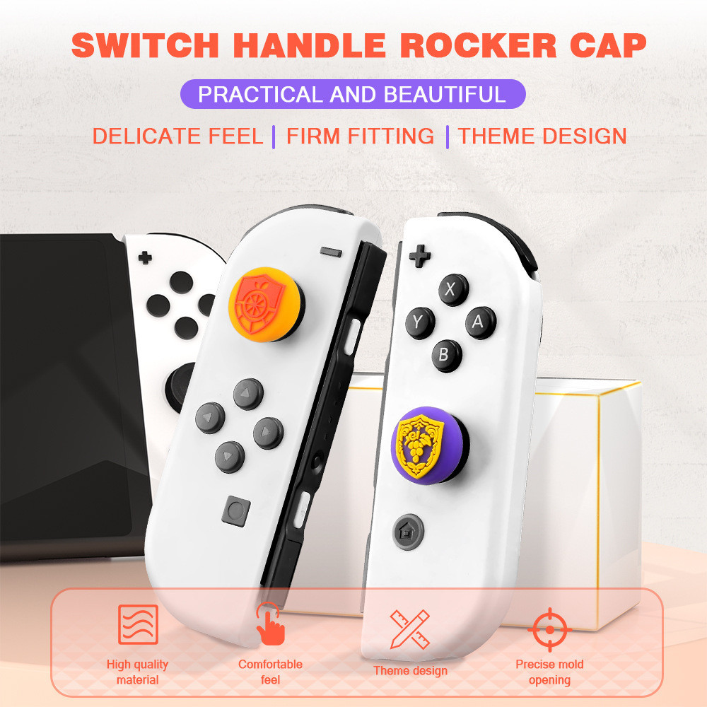 2pcs Thumb Grip Stick Joystick Cap Thumbstick Cover Caps for Nintendo ...