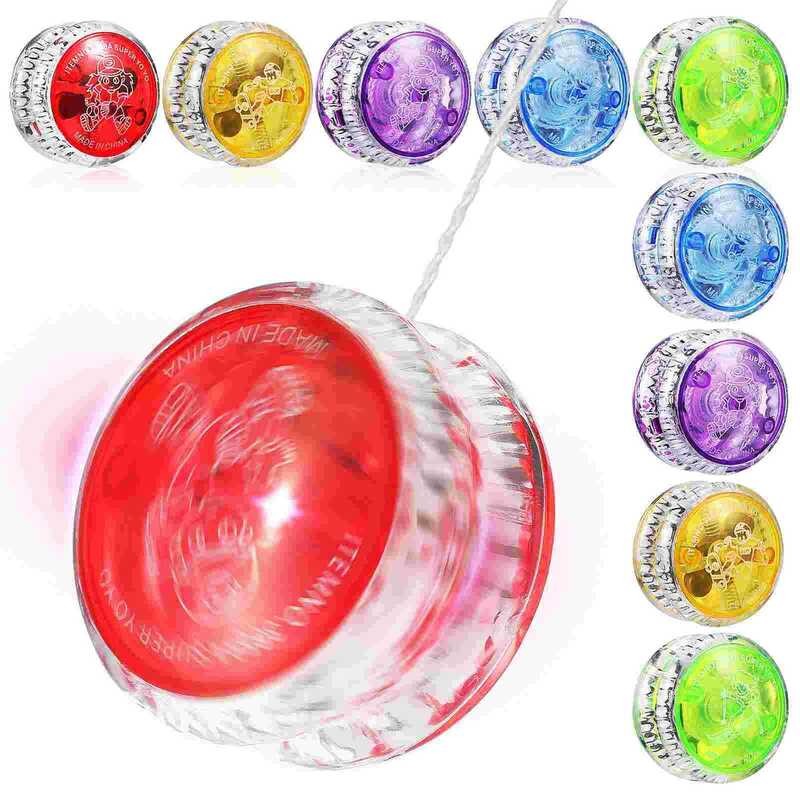 10 Pcs Yo Yo Ball Yoyo Toys Bulk Light Up Kids Adults Carnival Prizes ...