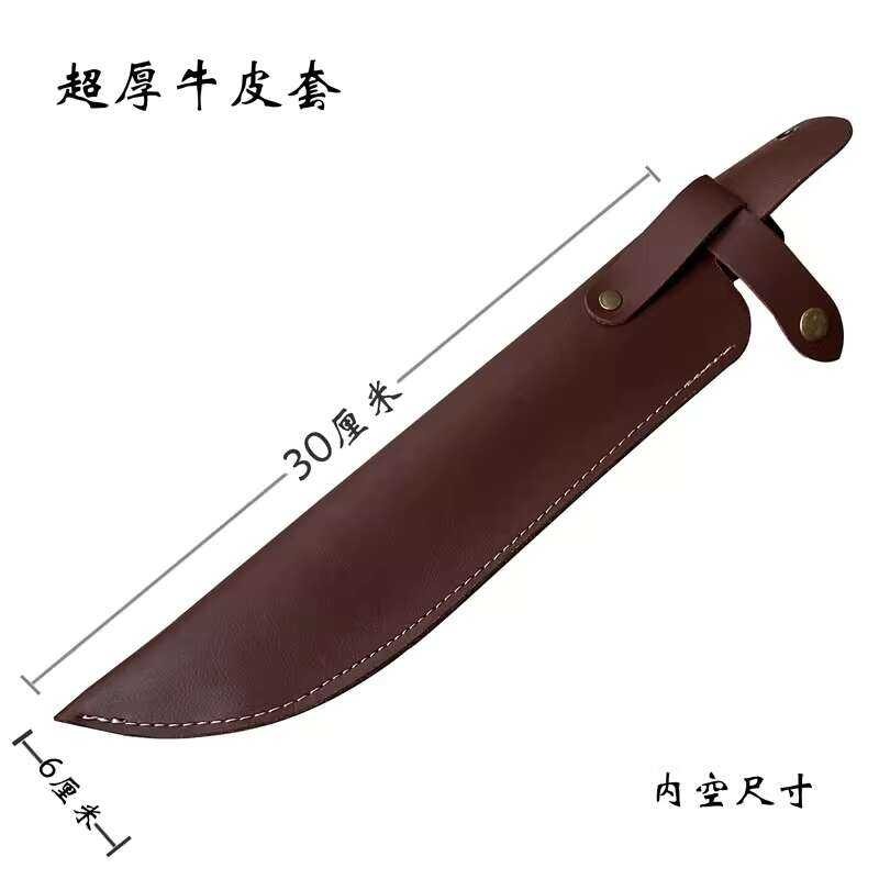 Universal cowhide knife cover, outdoor wearing slaughter knife cover ...