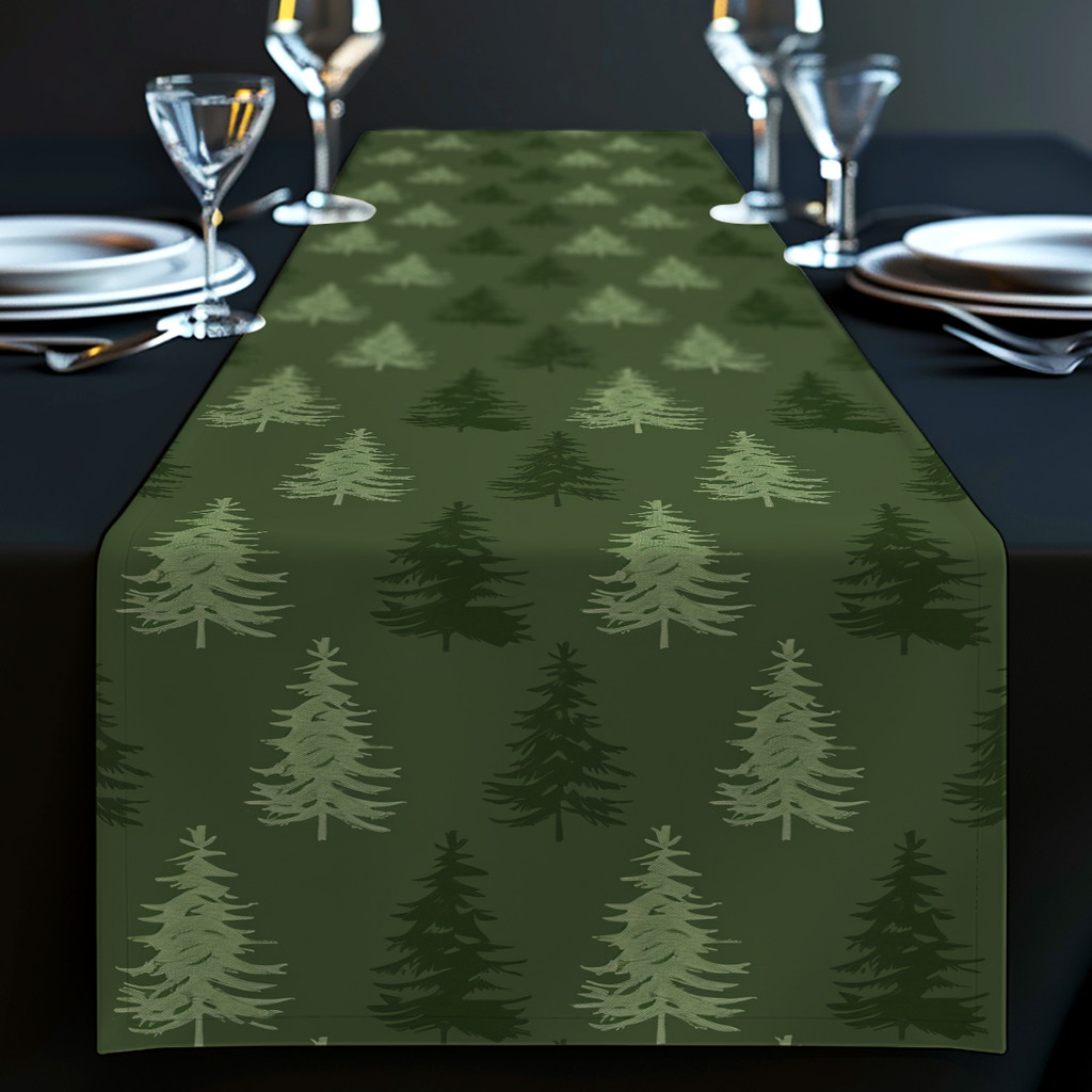 Christmas Tree Runner Home Wedding Centerpieces Decoration Party Table ...