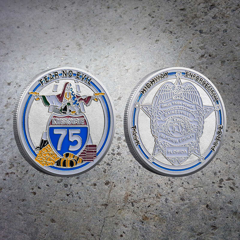 US Military Coin 75 Interstate Commemorative Coin Gratitude Metal ...