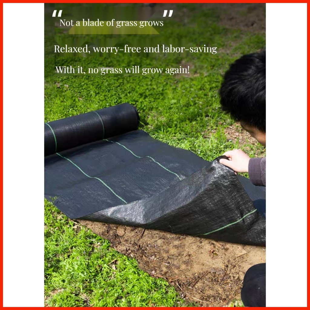 ∆ Weed control cloth Weed Barrier Landscape Fabric High-Density Woven ...