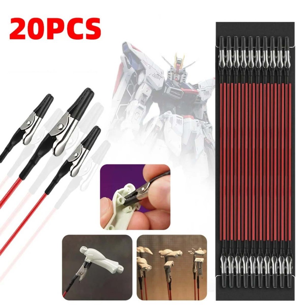 20pcs Model Painting Clip Glue Wrapping for Gundam Gunpla DIY Building ...