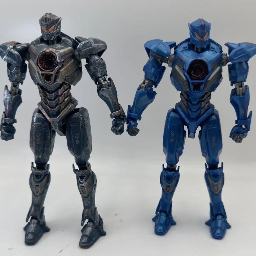 Pacific Rim Mech Thunder Revenge Wanderer Blue Handheld Battle Damage ...