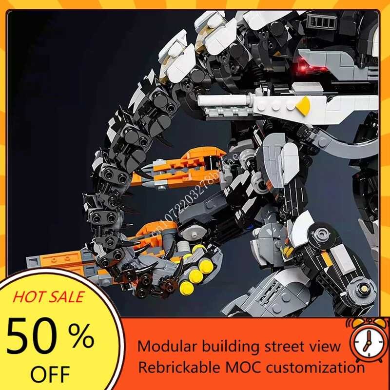 Horizon MOC West Tooth Tremortusk Building Blocks Set Forbidden ...