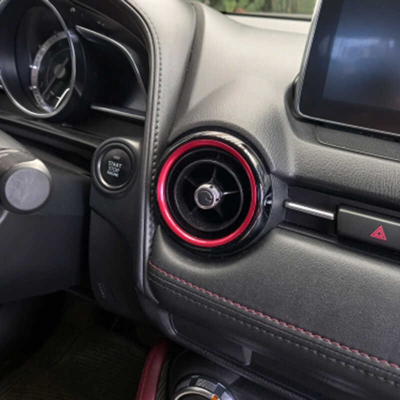 AC Air Vent Outlet Ring Trim Para Sa Mazda Mx-5 Mx5 Mazda 2 Cx-3 Cx3 RF ...