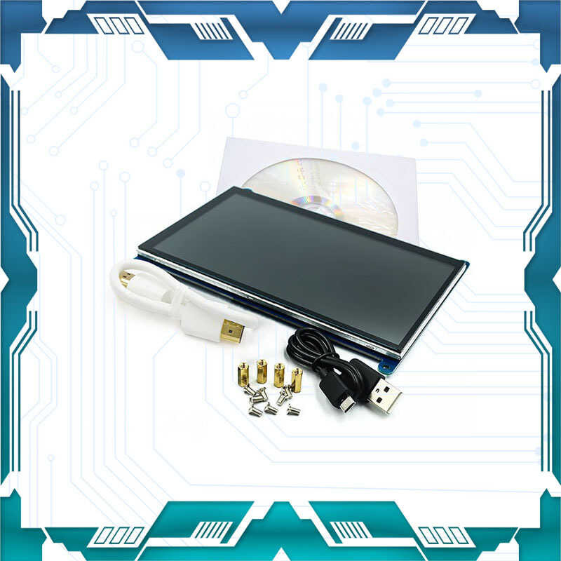 7-inch LCD HDMI display monitor, 3rd generation Raspberry Pi3 800X480 ...