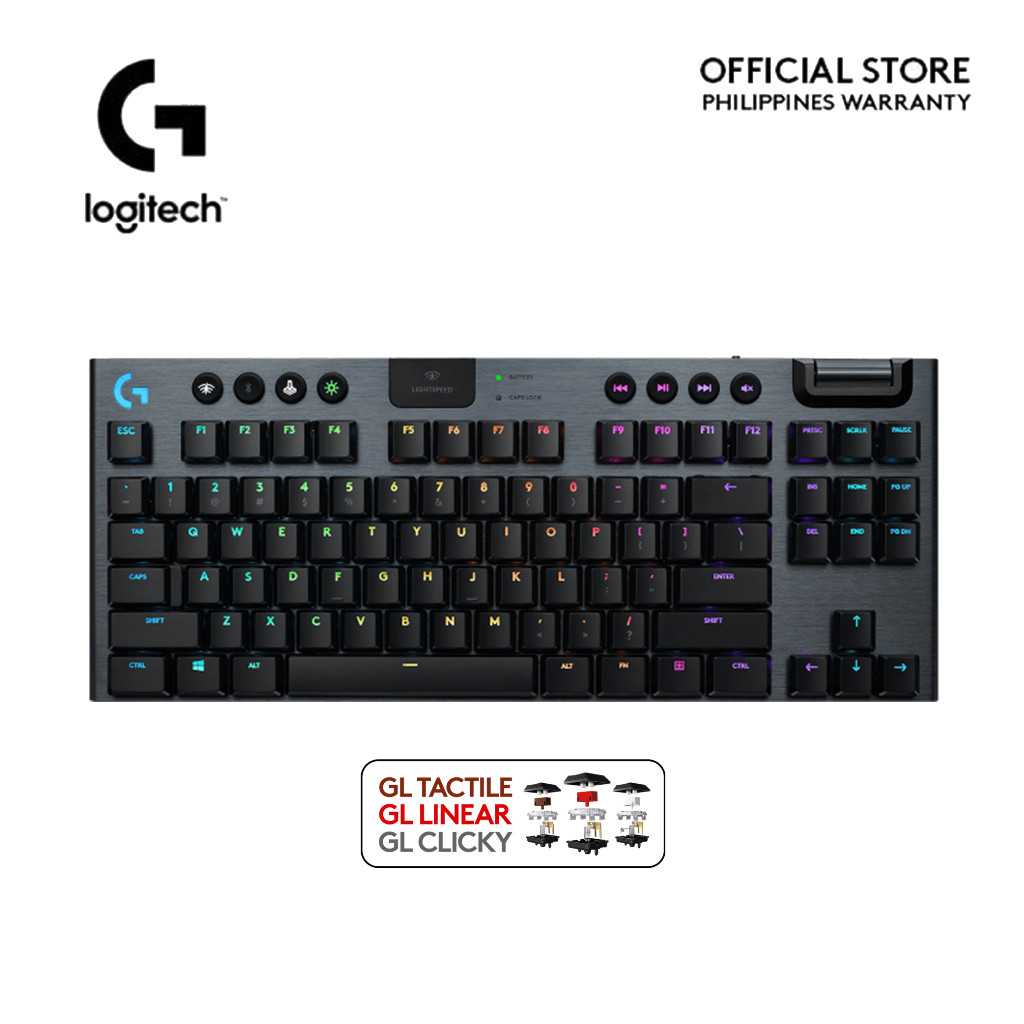 Logitech G913 TKL GL Clicky/Tactile/Linear Switch LIGHTSPEED RGB ...