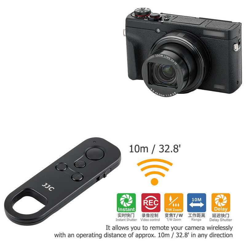 219 YIQI JJC Br-E1 Camera Bluetooth Wireless Remote Control Shutter For Canon Powershot V10 ...