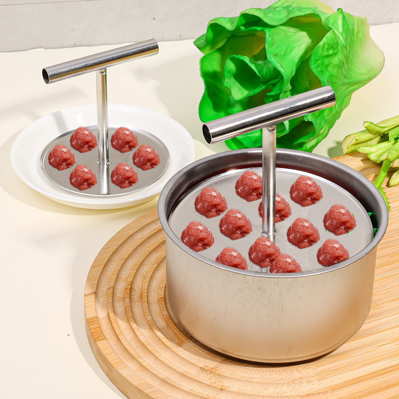 304 Stainless Steel Meatball Maker Meatball Mold Making Tool Fish Balls ...