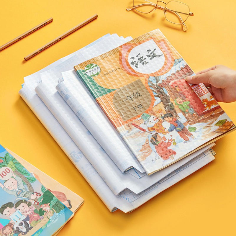 Transparent Book Protector | PP Self-Stick Film for School/Office, Anti ...