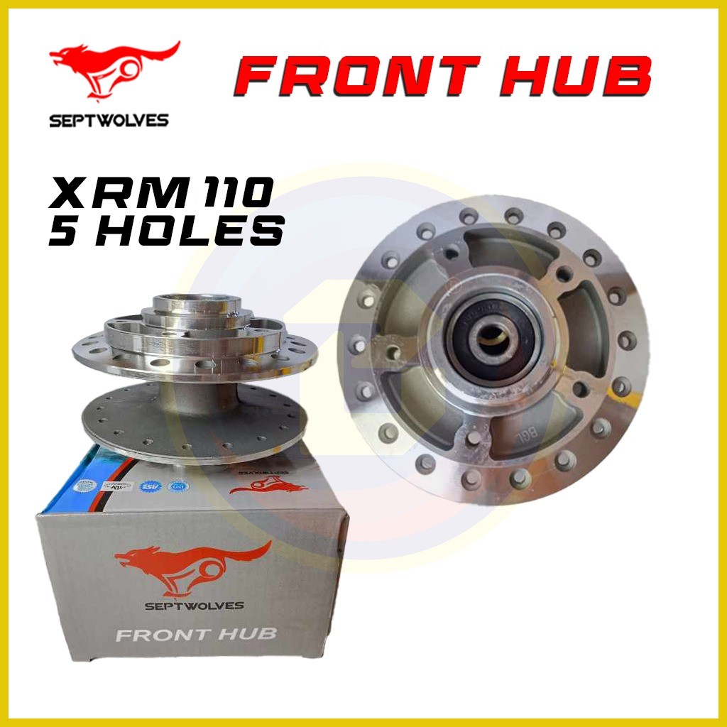 ஐ Front Hub for Honda XRM 110 5 Holes, Motorcycle Front Wheel Hub ...