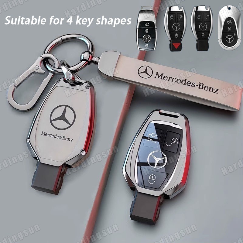 Mercedes Benz Alloy Key Case Benz C-Class E-Class S-Class A-Class W205 ...