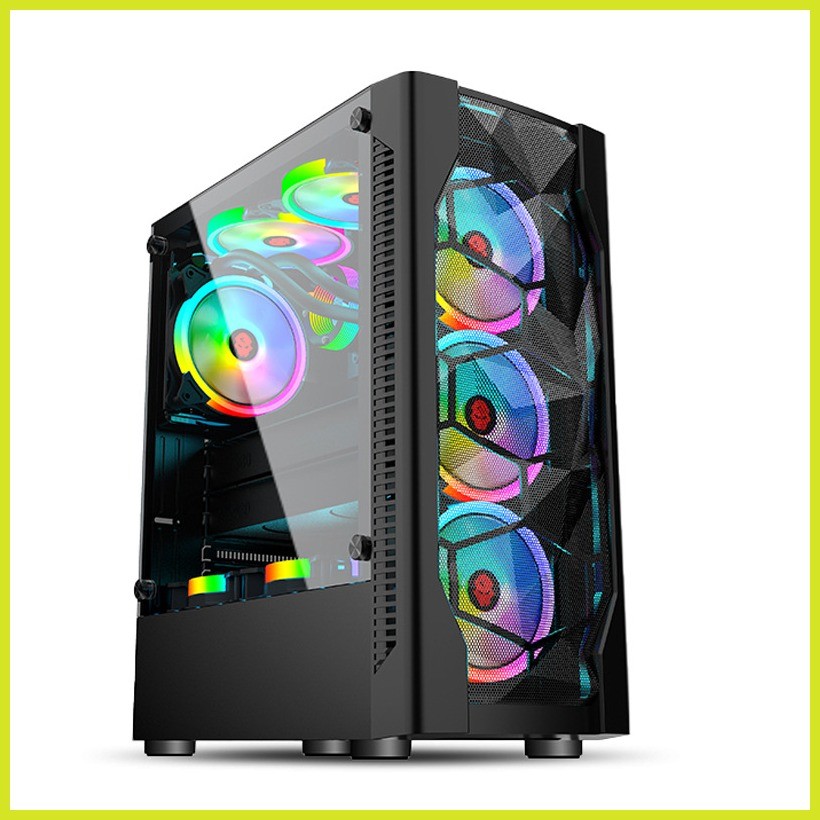 ≈ InPlay Meteor 03 /01 White Mid Tower Gaming Case PC CASE Desktop ...