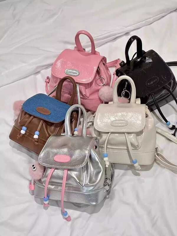 Small Backpack Niche Mini Backpack For Women In Summer 2025, New Silver ...